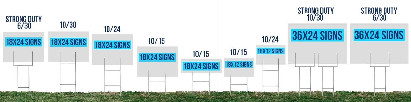 Affordable Wire Stakes And Yard Sign Frames | Yard Signs Accessories